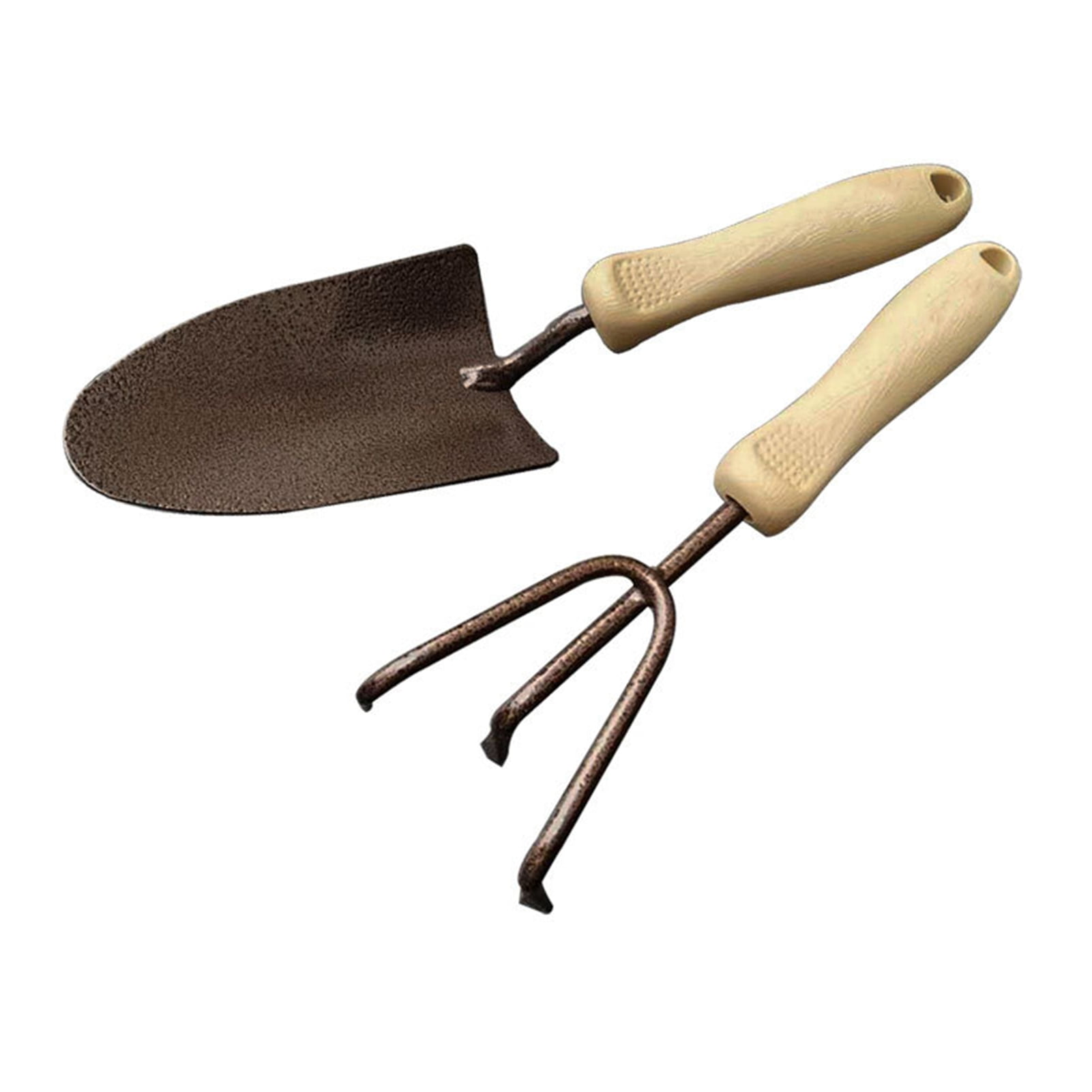 Jkung Plant Care Gardening Tool Carbon Steel Hand Trowel Weed Fork with ...