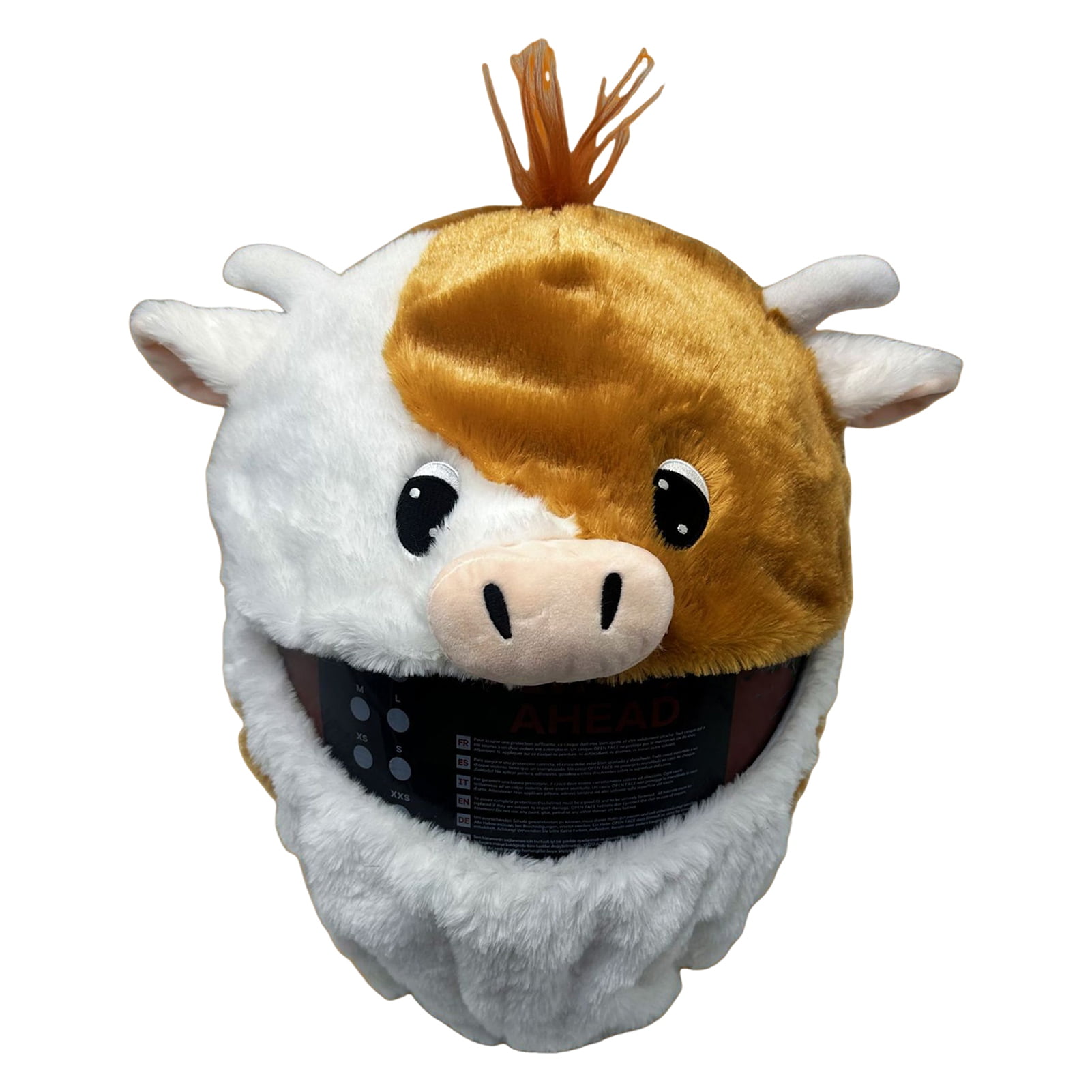 Jkung Plush Motorcycle Helmet Cover Decorative Dustproof Universal ...