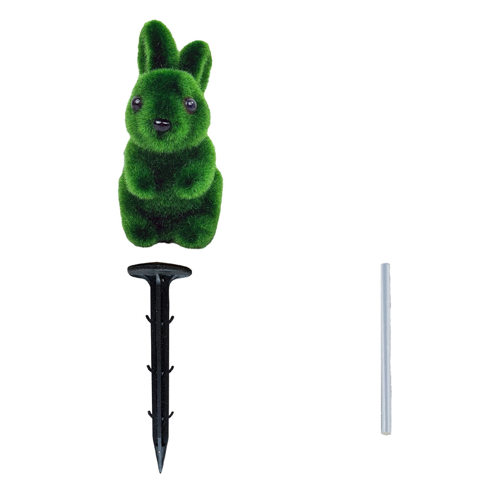Jkung Rabbit Artificial Topiary Ball Easter Bunny Faux Topiary Stake ...