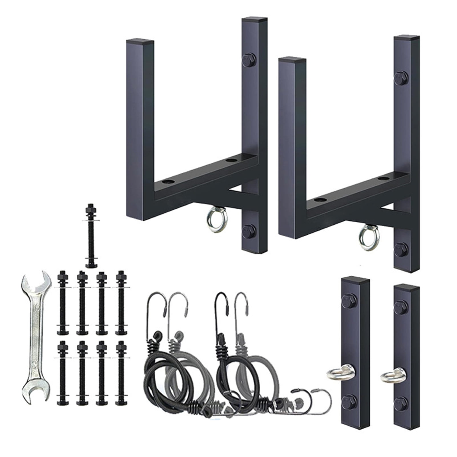Jkung Side Mount Steel Ladder Rack Rustproof Corrosion Resistant 300Lbs ...
