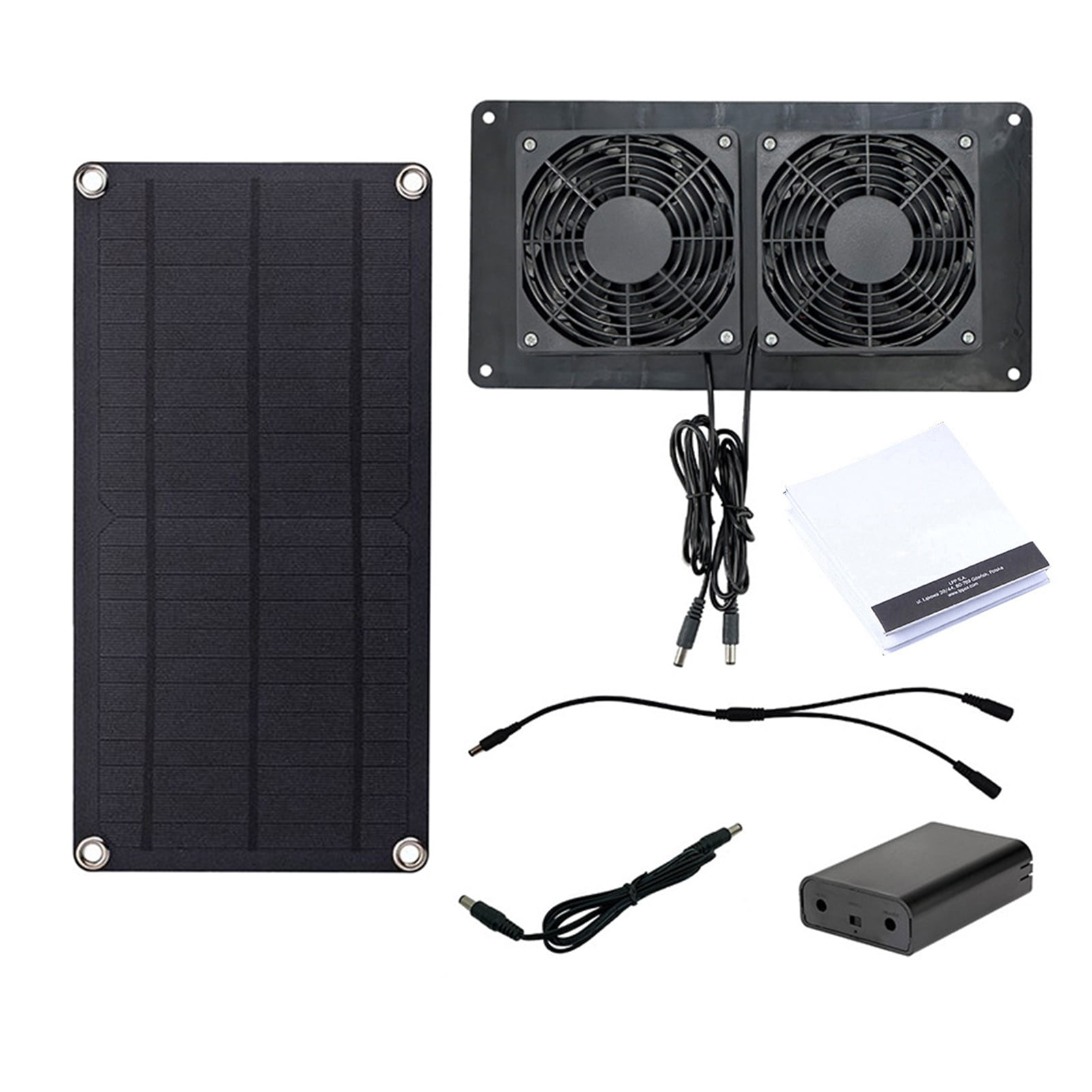 Jkung Solar Fan Wire-Free Design Efficient Cooling Solar Powered ...