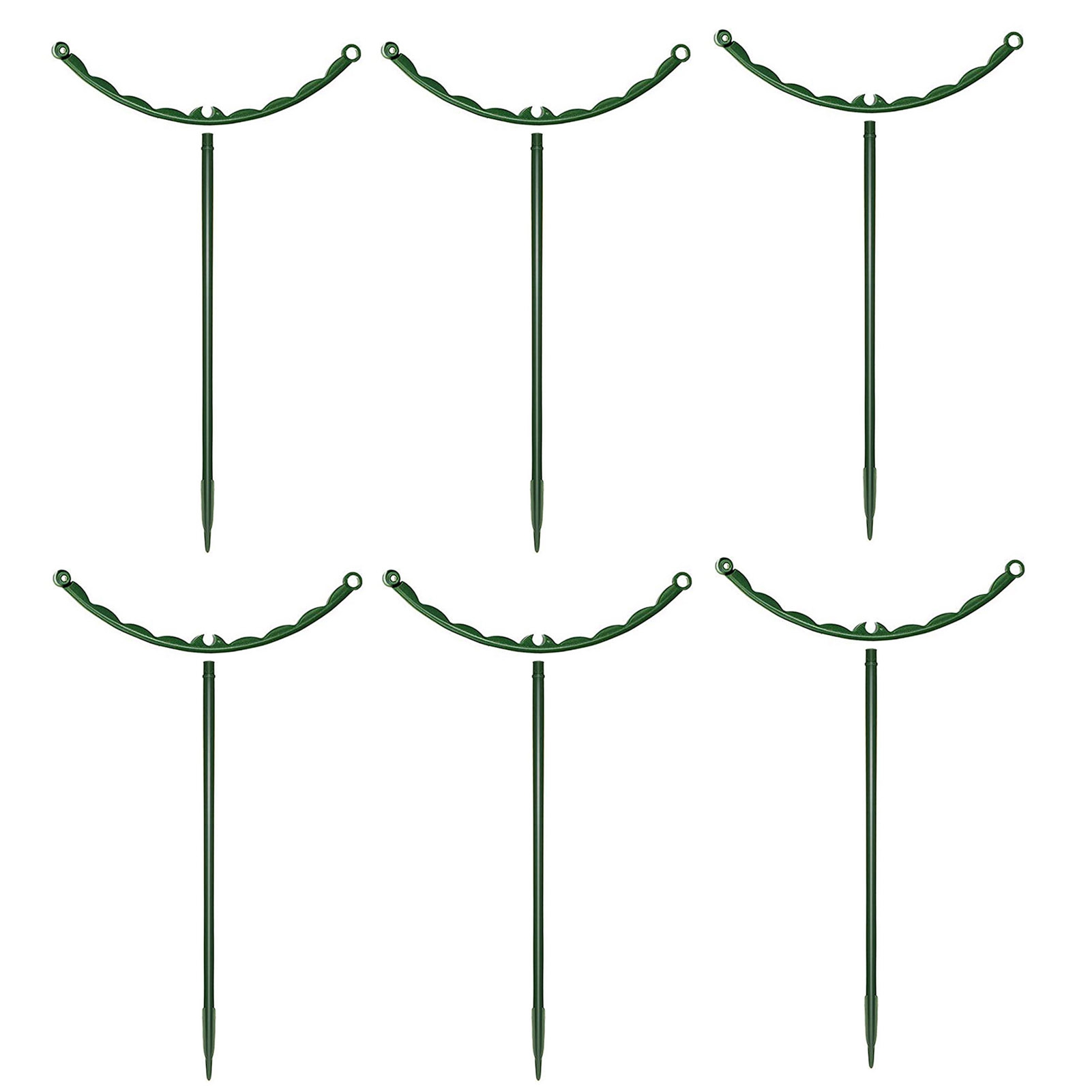 Jkung Stackable Plant Stakes, Half-Round for Climbing Plants - Walmart.com