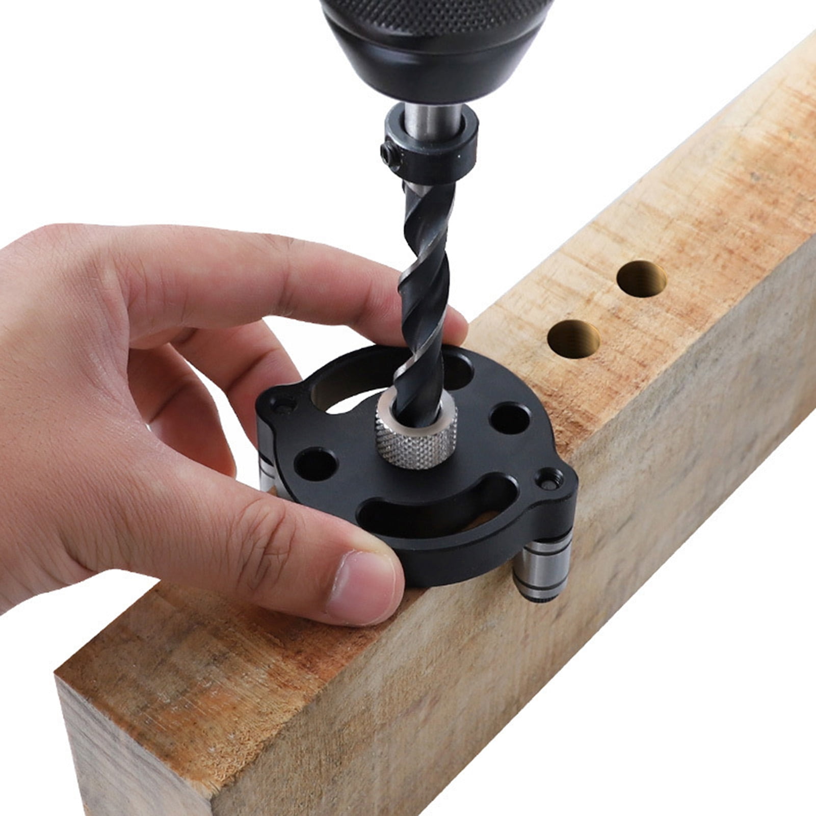 Jkung Woodworking Hole Drill Positioner Locator Tool with Drill ...
