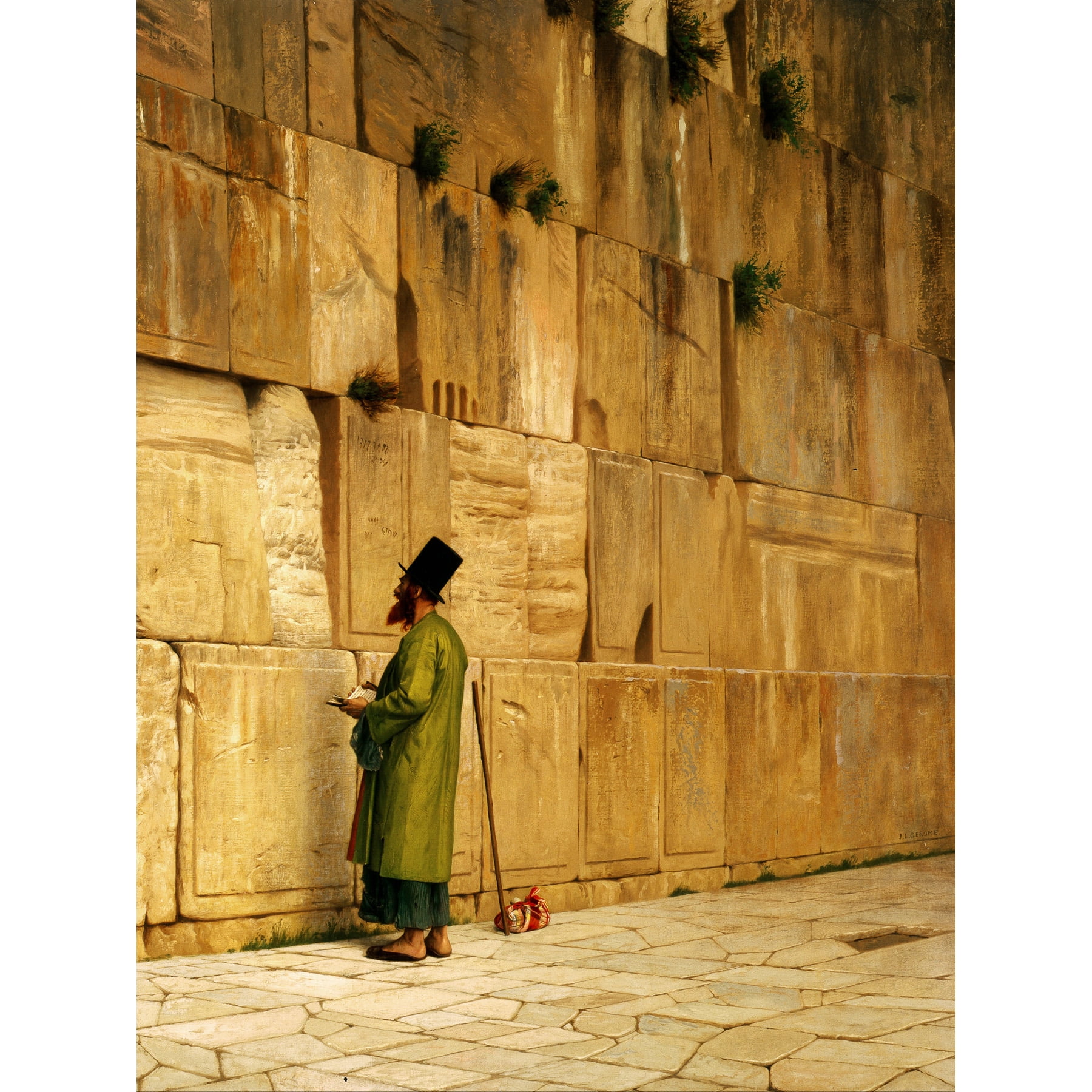 Jl Gerome The Wailing Wall Extra Large Art Print Wall Mural Poster ...