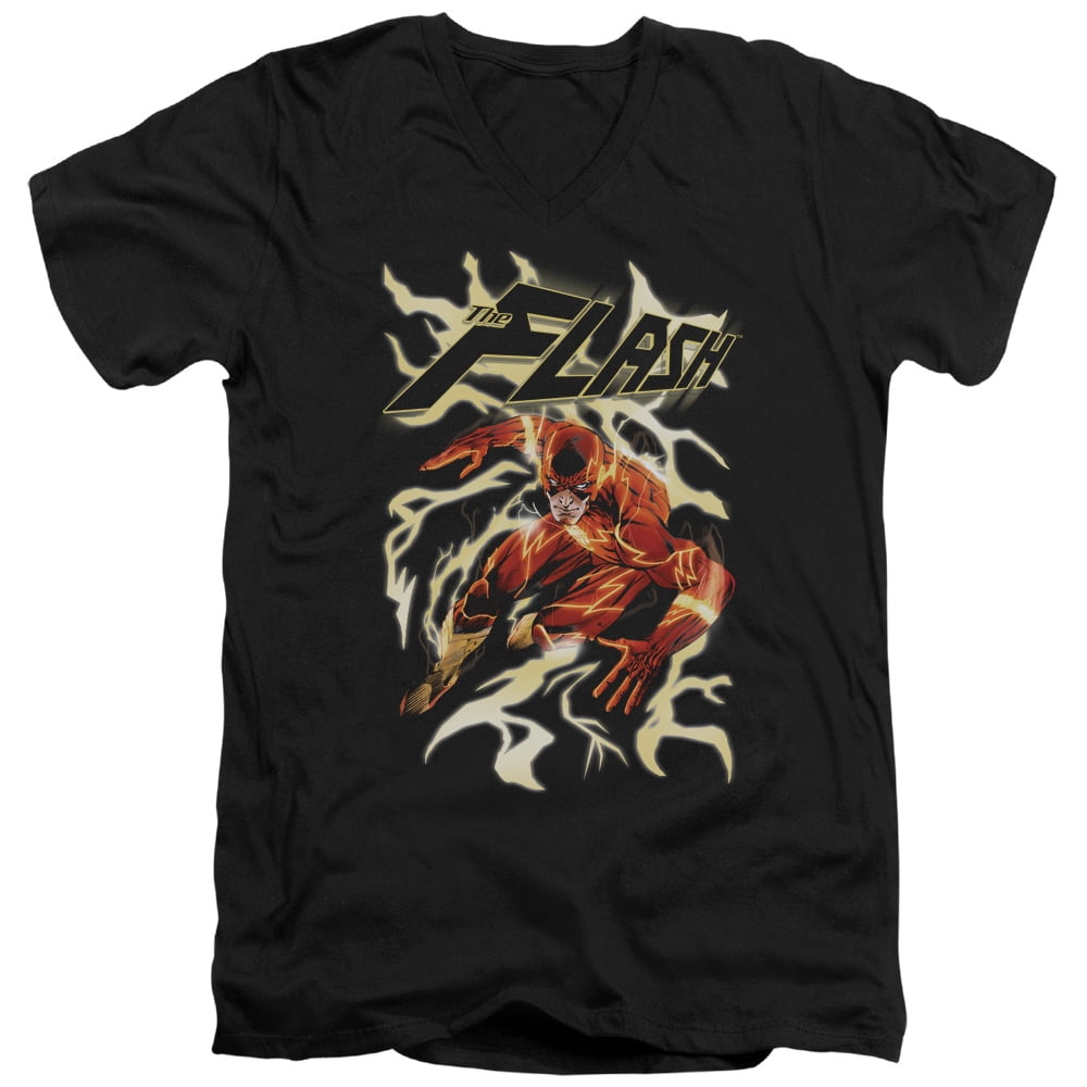 Jla - Electric Run - Slim Fit V Neck Shirt - Medium - Walmart.com