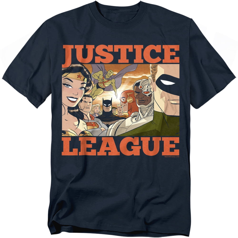Jla New Dawn Group Officially Licensed Adult T Shirt - Walmart.com