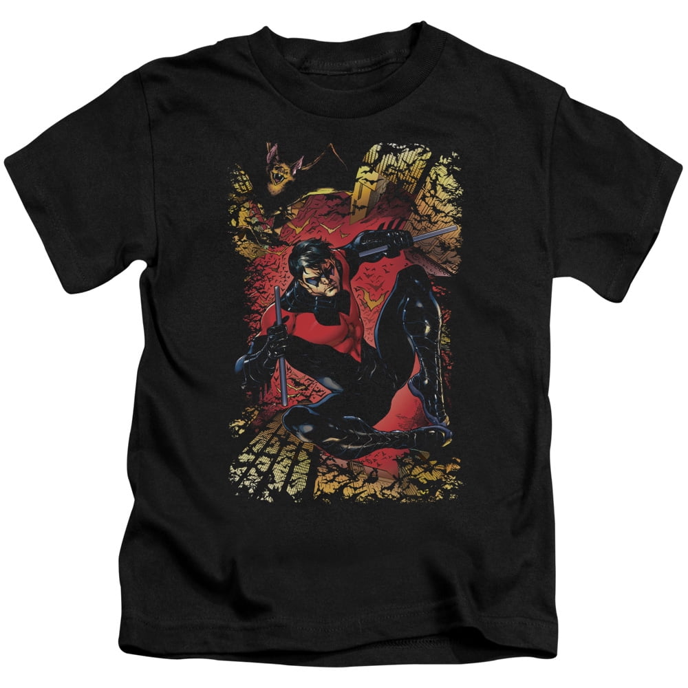 Jla - Nightwing #1 - Juvenile Short Sleeve Shirt - 5/6 - Walmart.com
