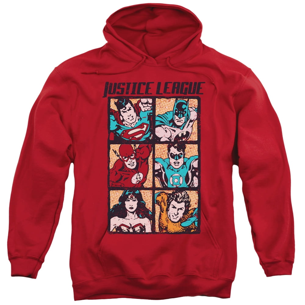 Jla - Rough Panels - Pull-Over Hoodie - XX-Large - Walmart.com