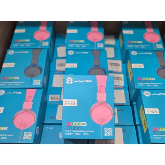 Jlab Jbuddies Studio 2 Wired Kids Headphones Pink/Blue - Walmart.com