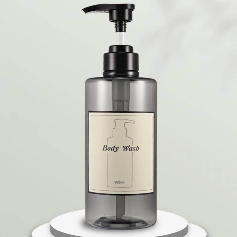 Jlong 10.1oz Refillable Pump Bottles for Shower, Dispenser Bottles for ...