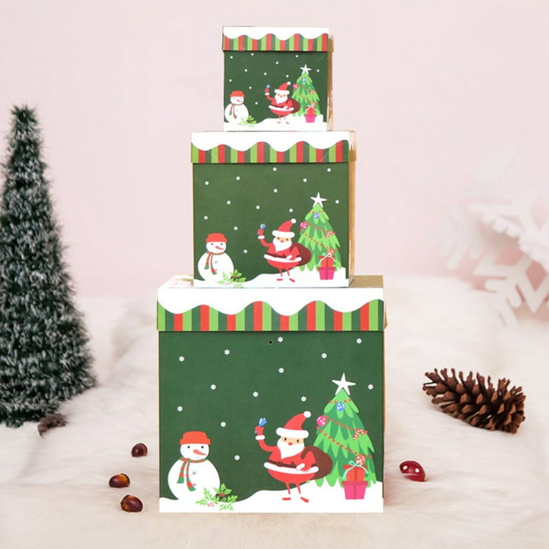 christmas stack boxes