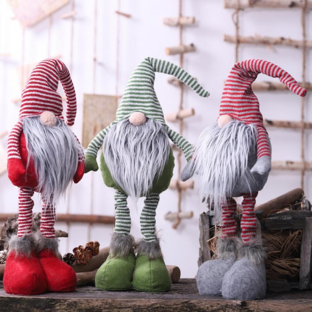 Jlong Large Christmas Gnomes Plush, 20.5 Inch Stand Swedish Tomte Gnome ...