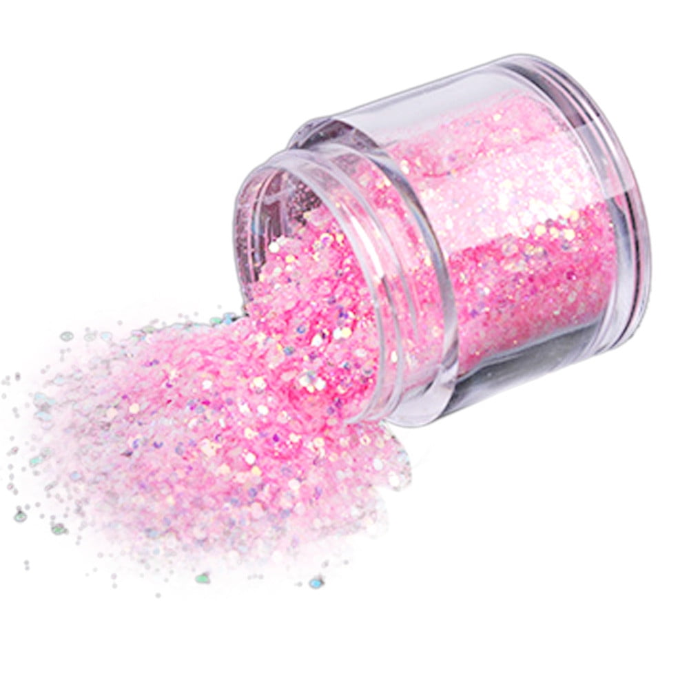 Jmheeeeee 10g/ Gold Sliver Nail Glitter Powder Shinning Nail Powder PK ...