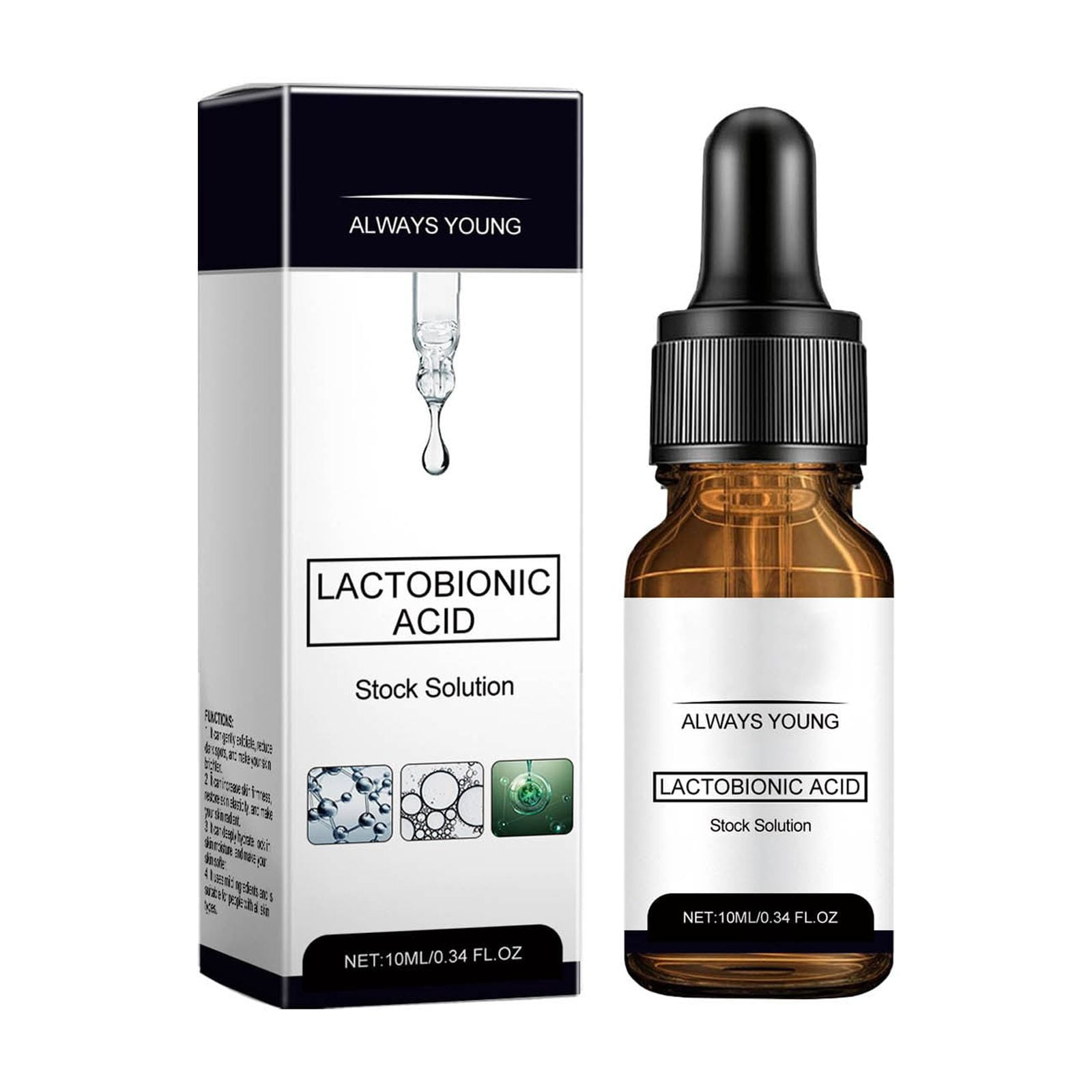 Jmheeeeee 10ml Lactic And Aging Facial Moisturizes And Tightens Skin ...