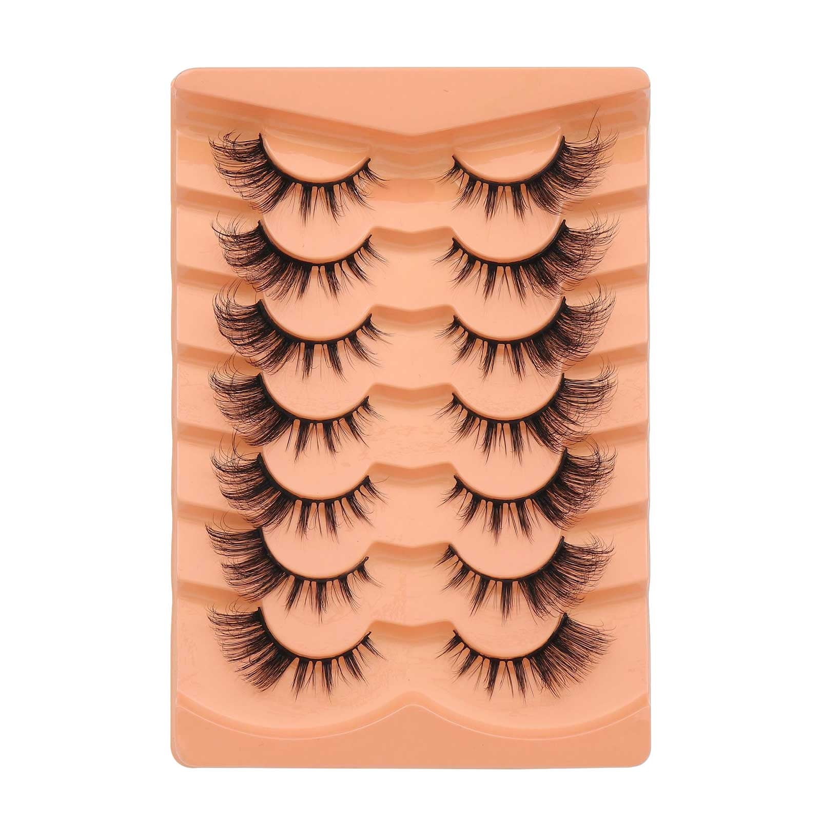 Jmheeeeee Eyelashes Wispy Lashes Extension Clusters DIY Eyelash ...
