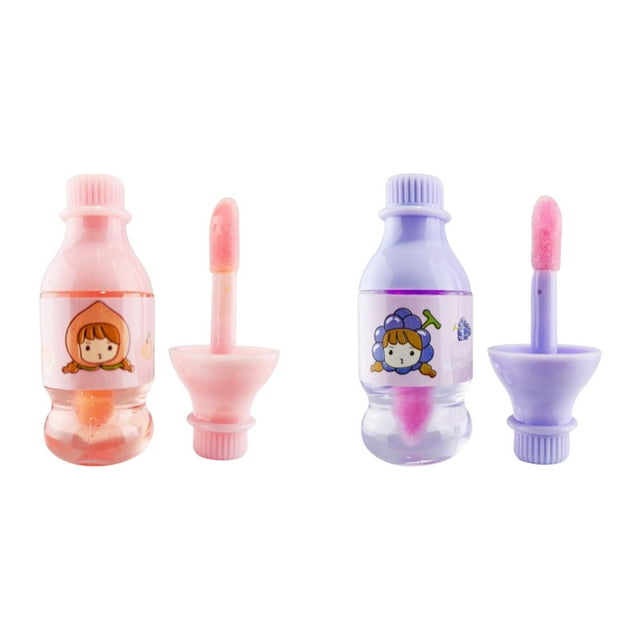 Jmheeeeee Fruit Flavored Cute Lip Oil Clear Moisturizing Discolored Lip