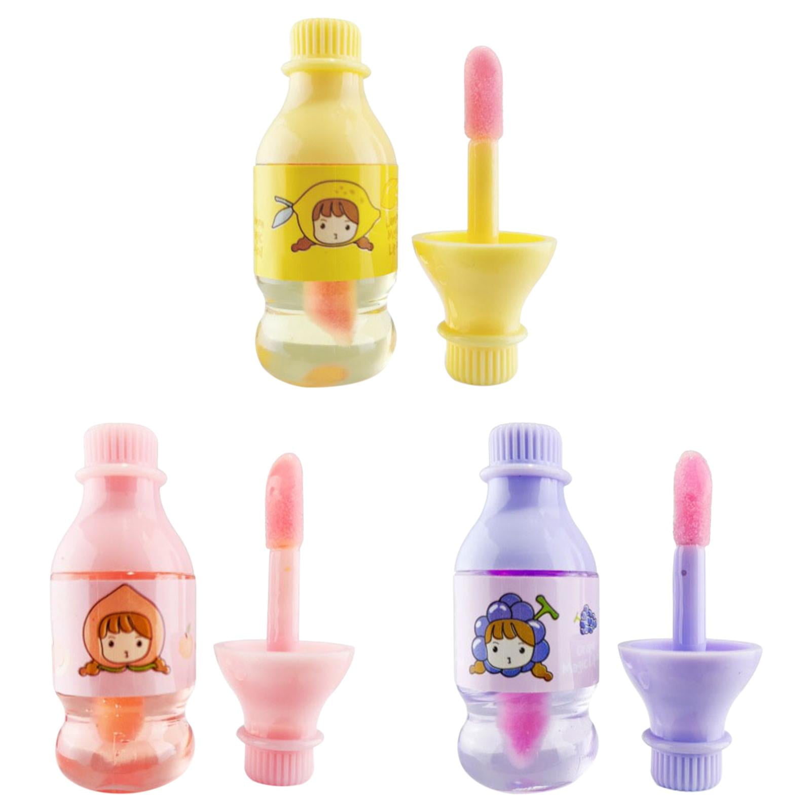 Jmheeeeee Fruit Flavored Cute Lip Oil Clear Moisturizing Discolored Lip