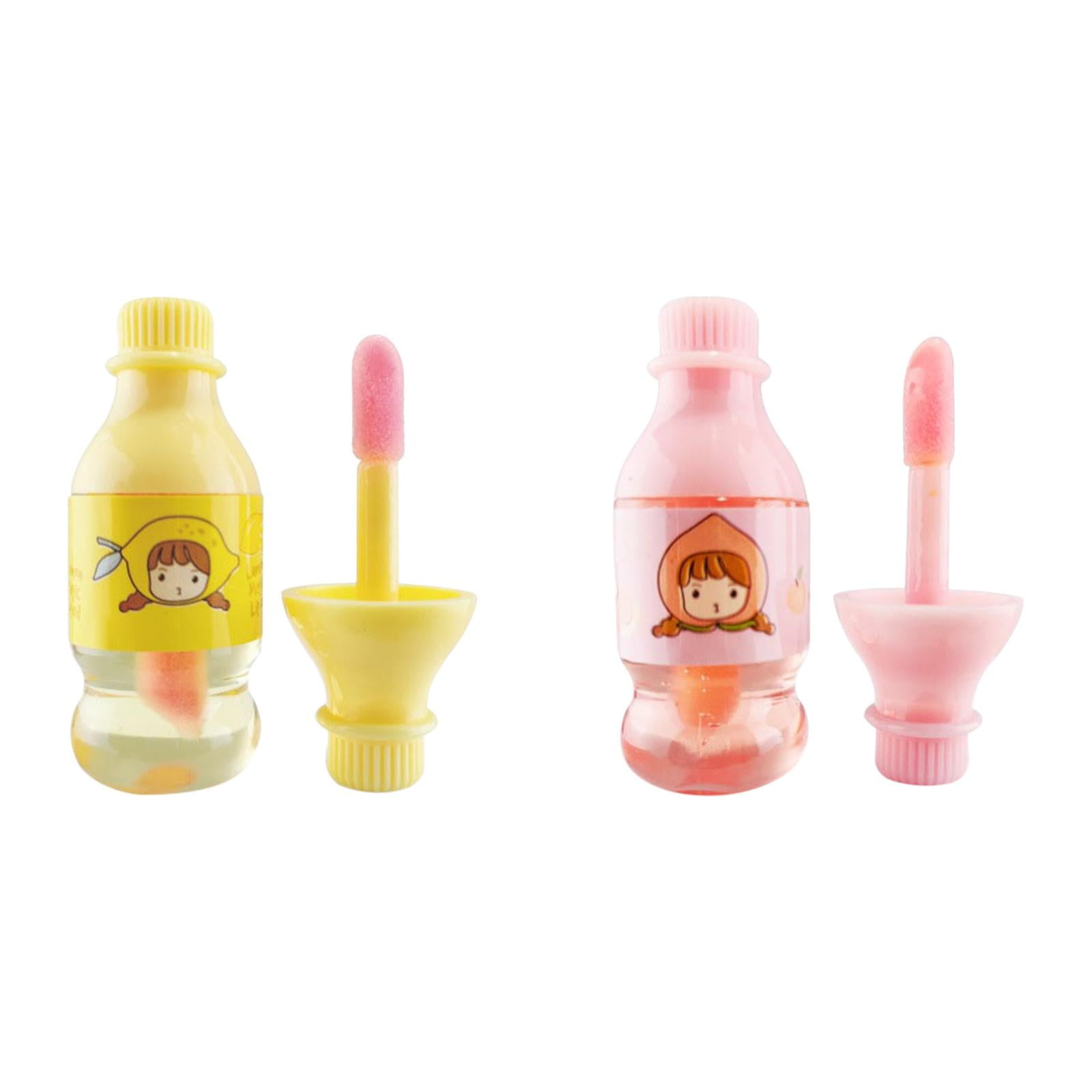 Jmheeeeee Fruit Flavored Cute Lip Oil Clear Moisturizing Discolored Lip