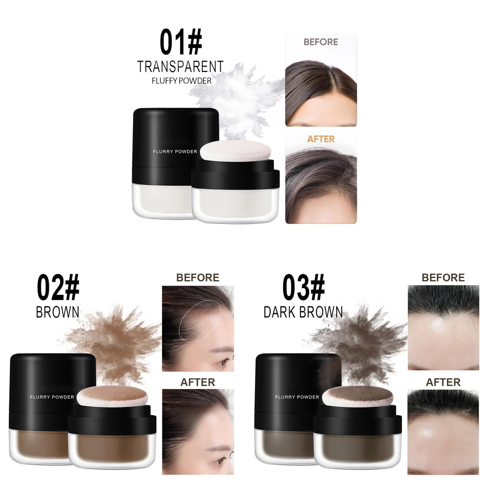 Jmheeeeee Instantly Hairline Gray Hair Coverage Up Hair Powder For ...