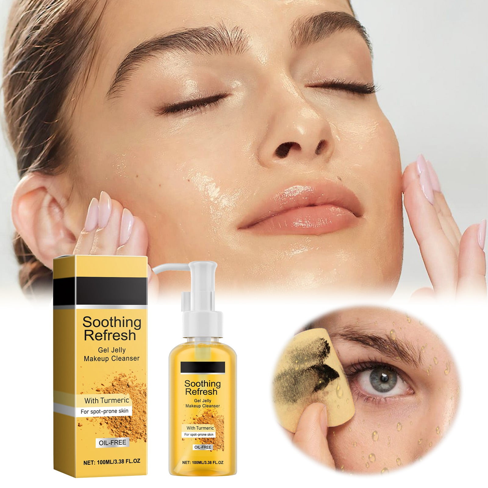 Jmheeeeee Makeup Removal Gel Cleansing Makeup Facial Gentle Cleansing ...