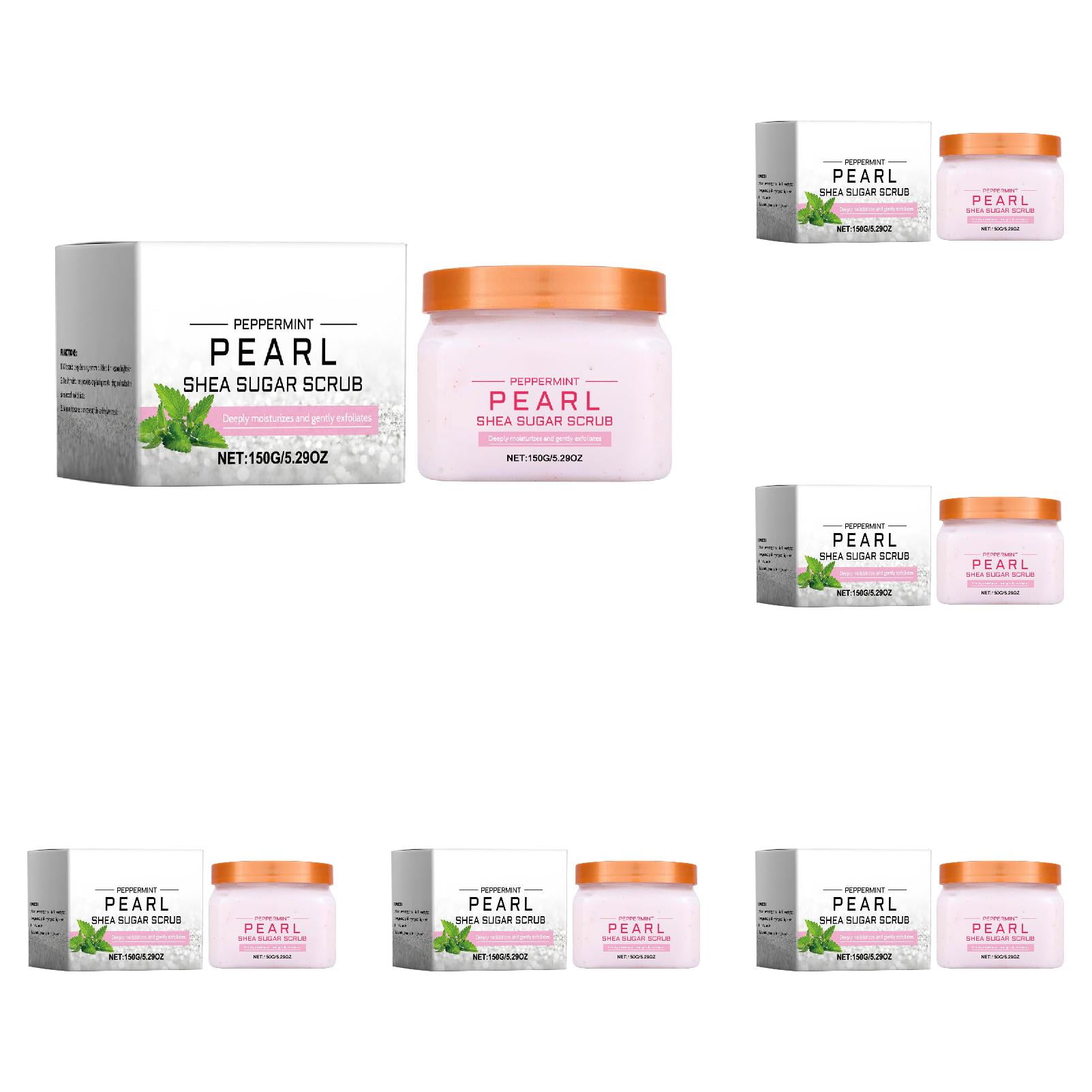 Jmheeeeee Peppermint Pearl Shea Scrub Moisturizing Body Scrub For ...