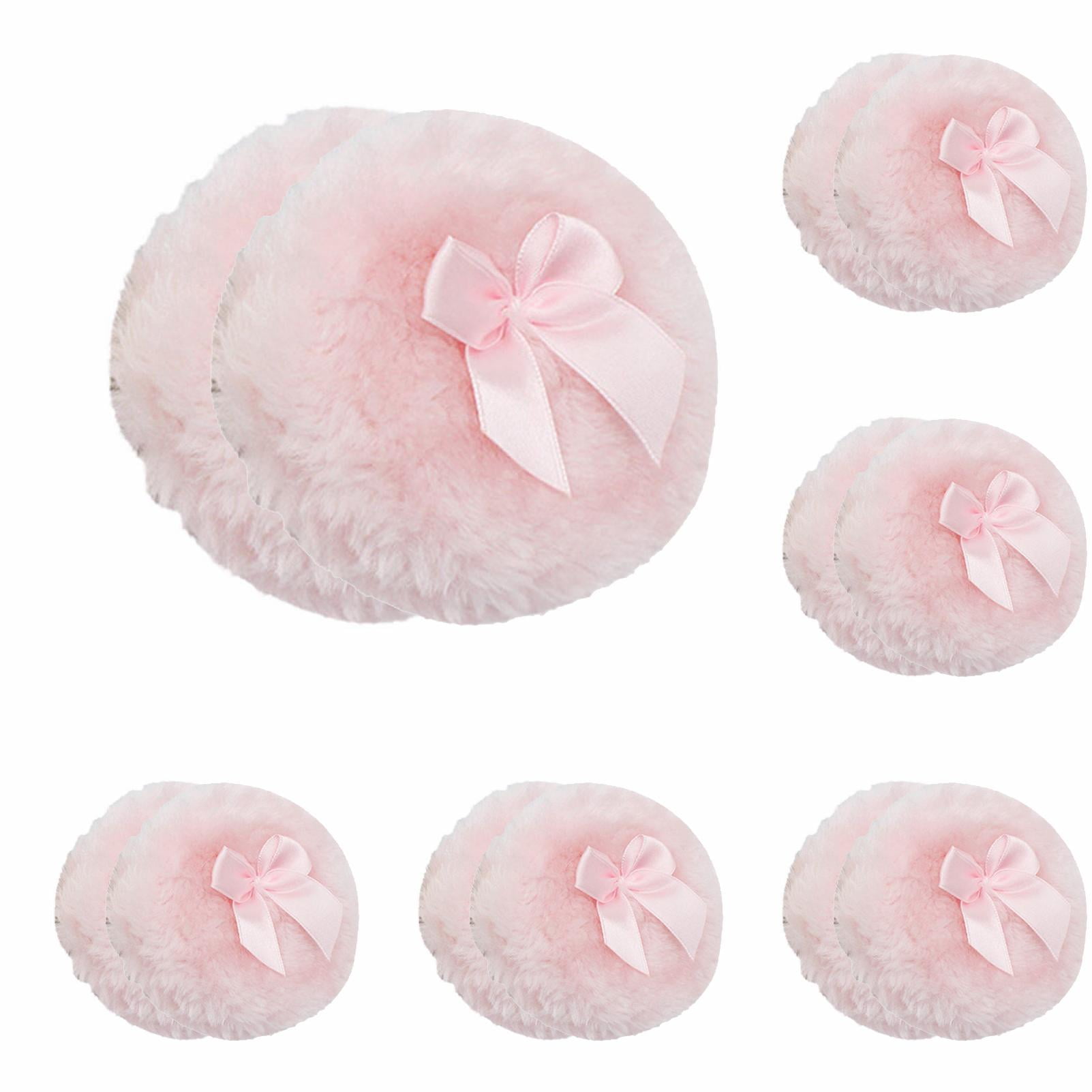 Jmheeeeee Talcum Powder Powder Puff Bow Powder Puff Skin Body Face ...