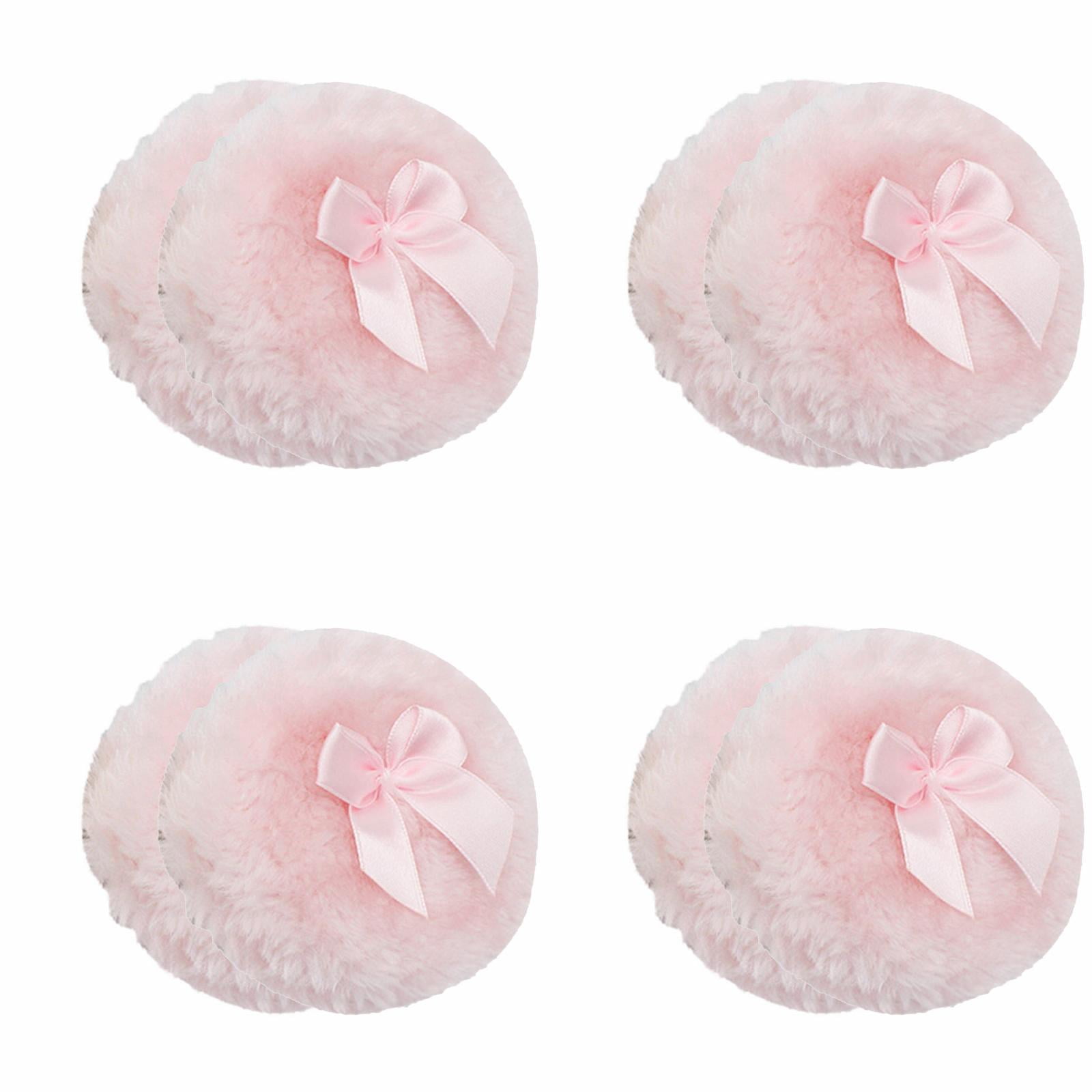Jmheeeeee Talcum Powder Powder Puff Bow Powder Puff Womens Powder Mens ...
