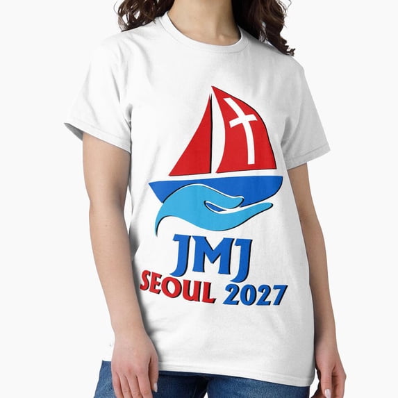 Jmj Wyd World Day Seoul 2027 Logo Shirt, Casual Graphic Tee, Everyday ...