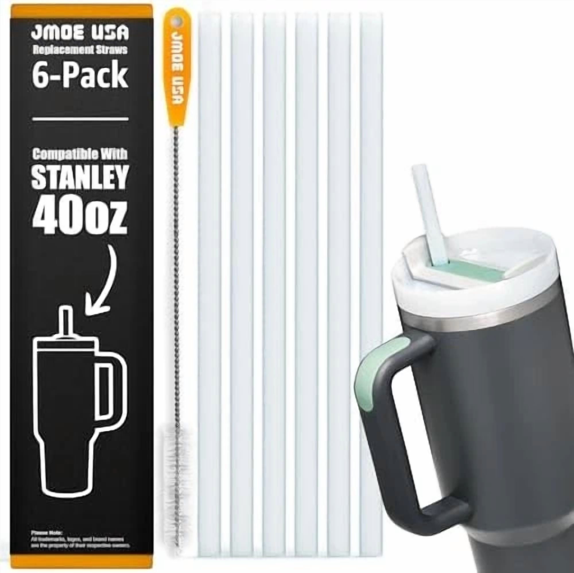 Jmoe Usa 12" Replacement Straws For Stanley 40Oz - Walmart.com
