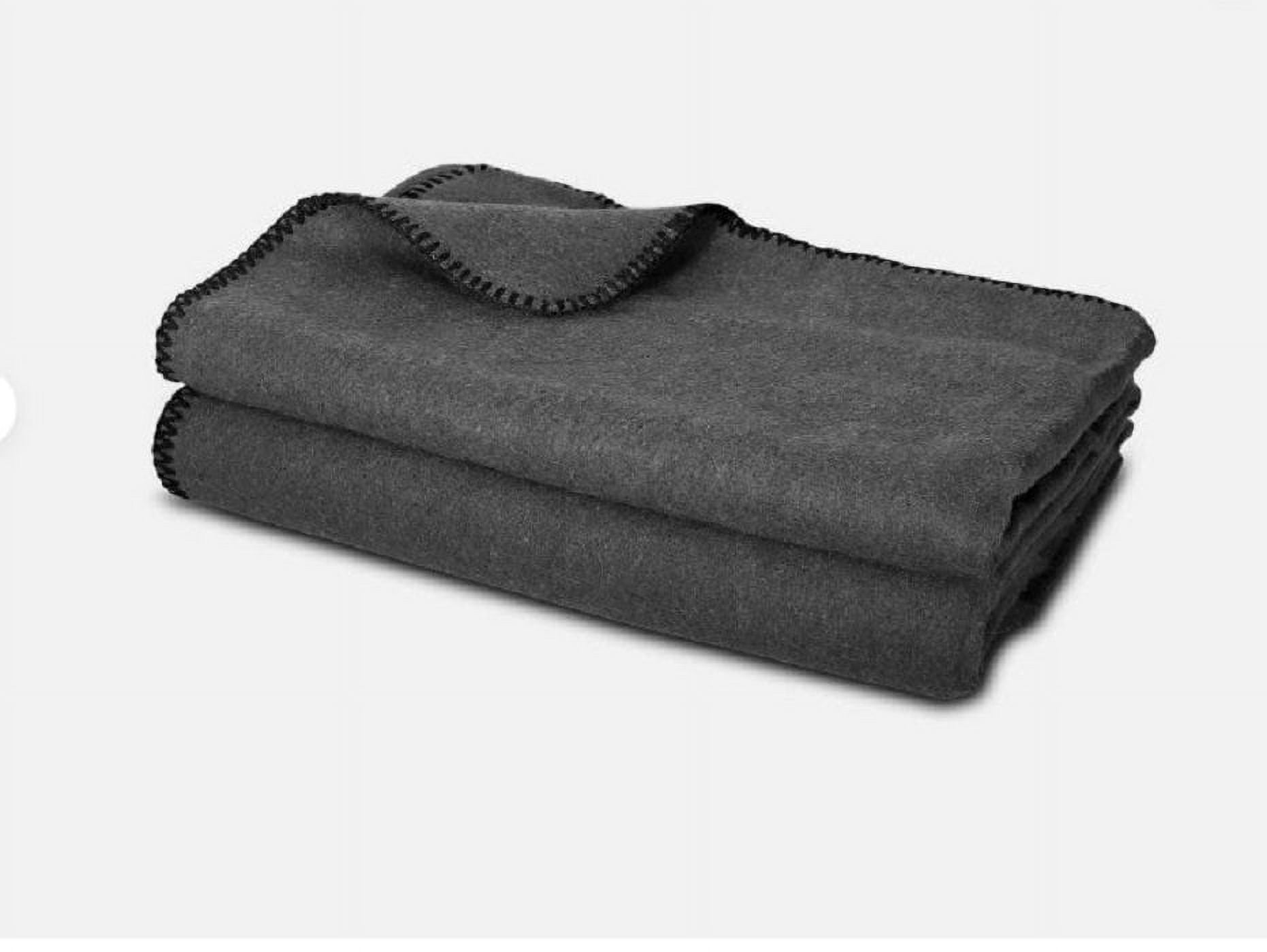 Jmr Usa Inc. Military Wool Blanket for Camping, Emergency and Everyday ...