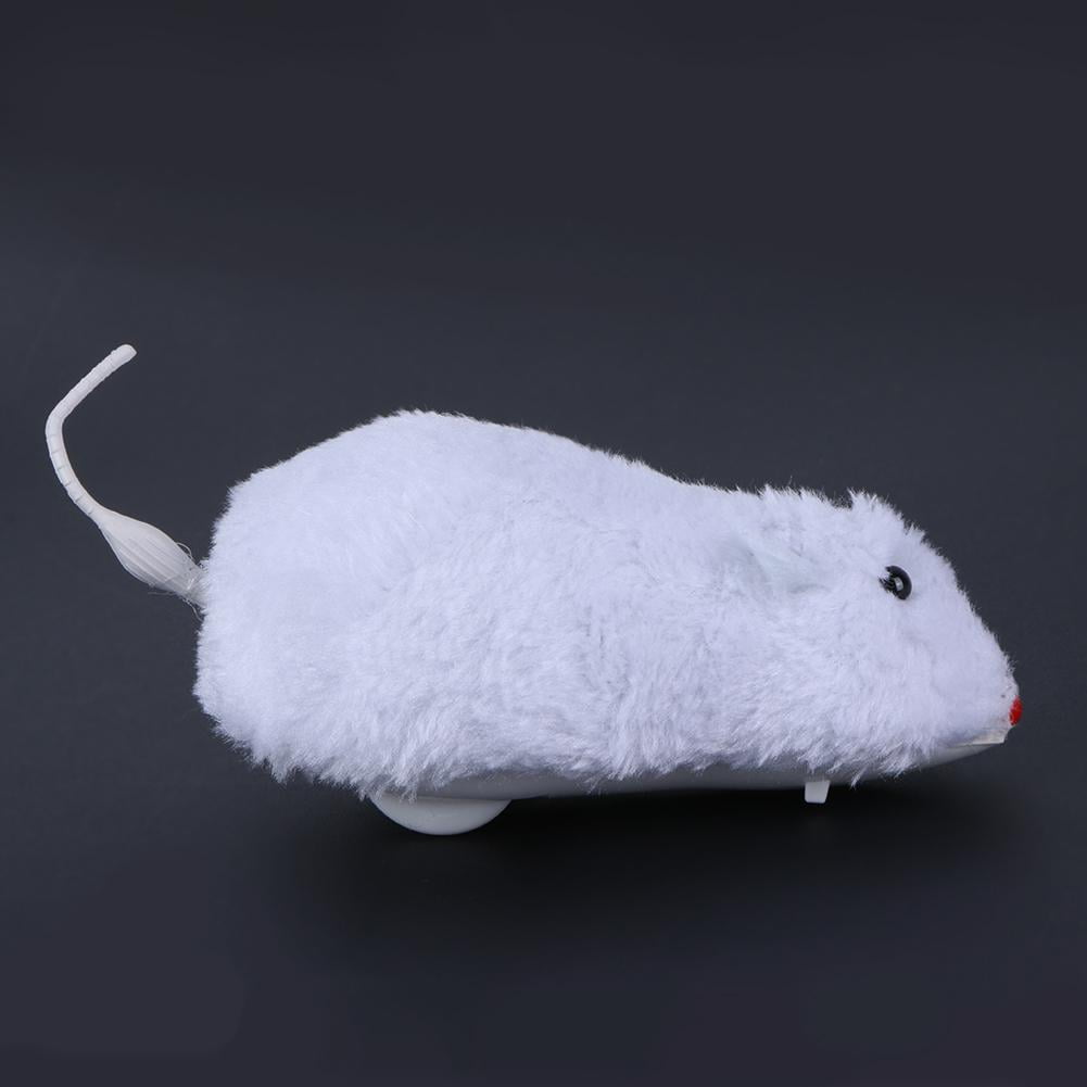 Jmtresw Clockwork Mouse Toy for Cat Dog Plush Rat Mechanical Motion ...