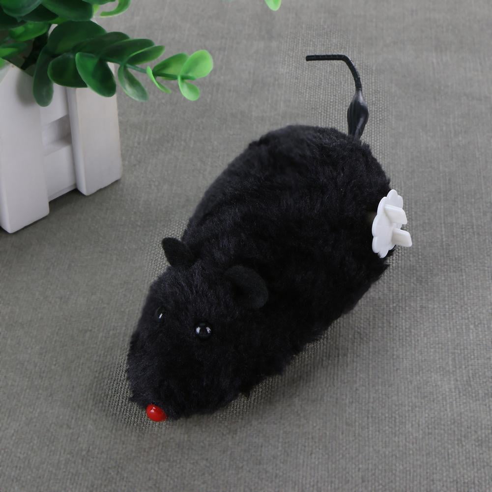 Jmtresw Clockwork Mouse Toy for Cat Dog Plush Rat Mechanical Motion ...