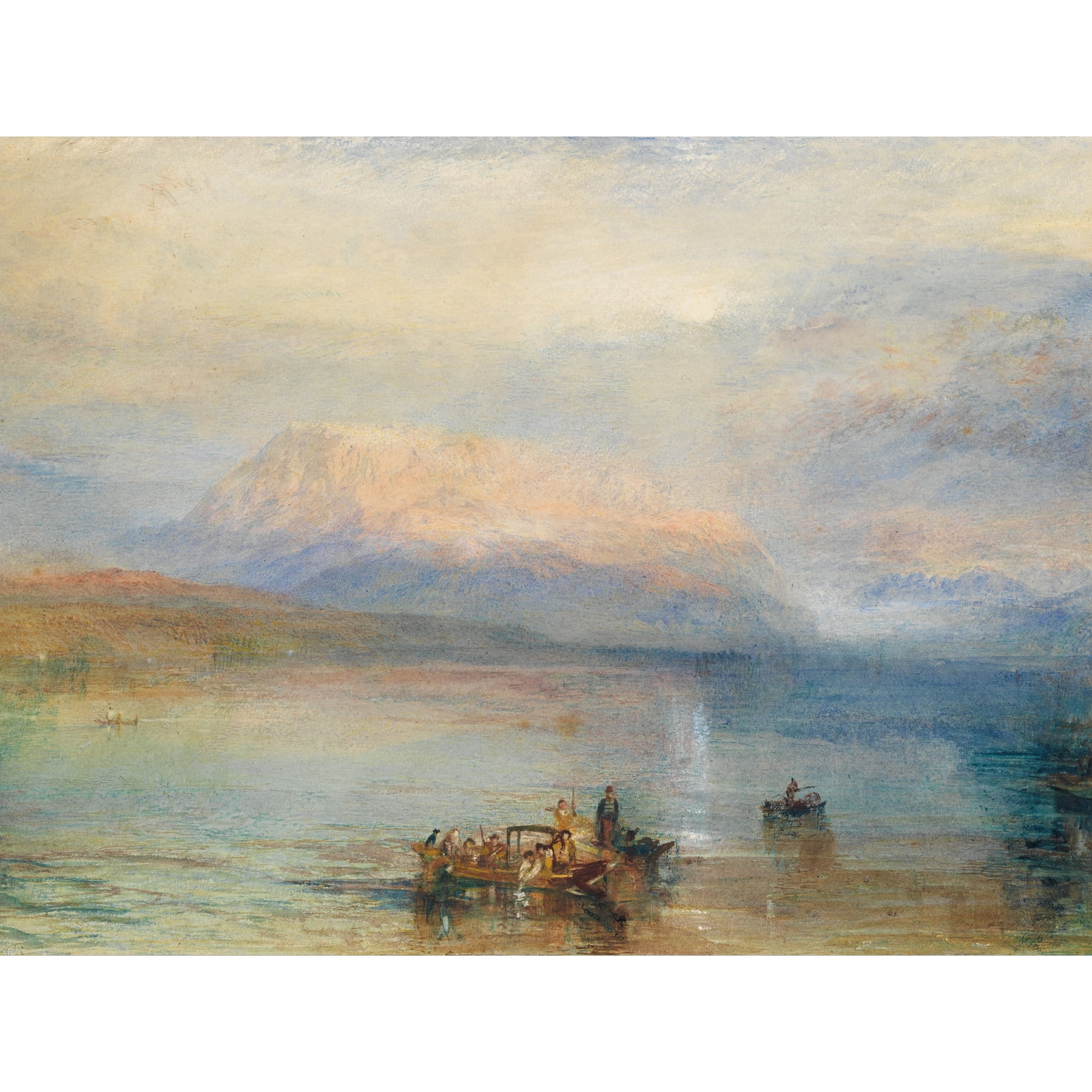 Jmw Turner The Red Rigi Extra Large Art Print Wall Mural Poster Premium ...