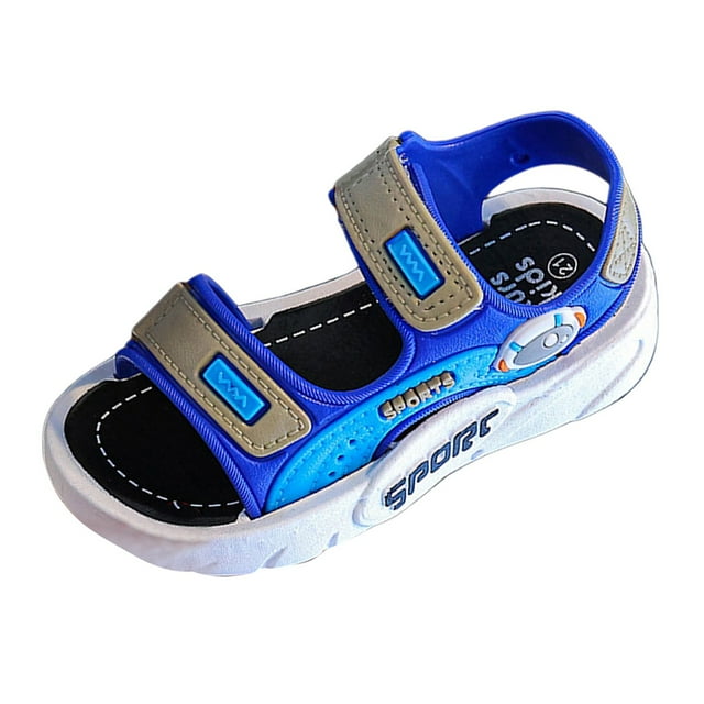 JnBQdnc Girls Sandals,Summer Sandal Sale Summer Toddler Girls Boys Shoes Sandals Flat Bottom Non ...