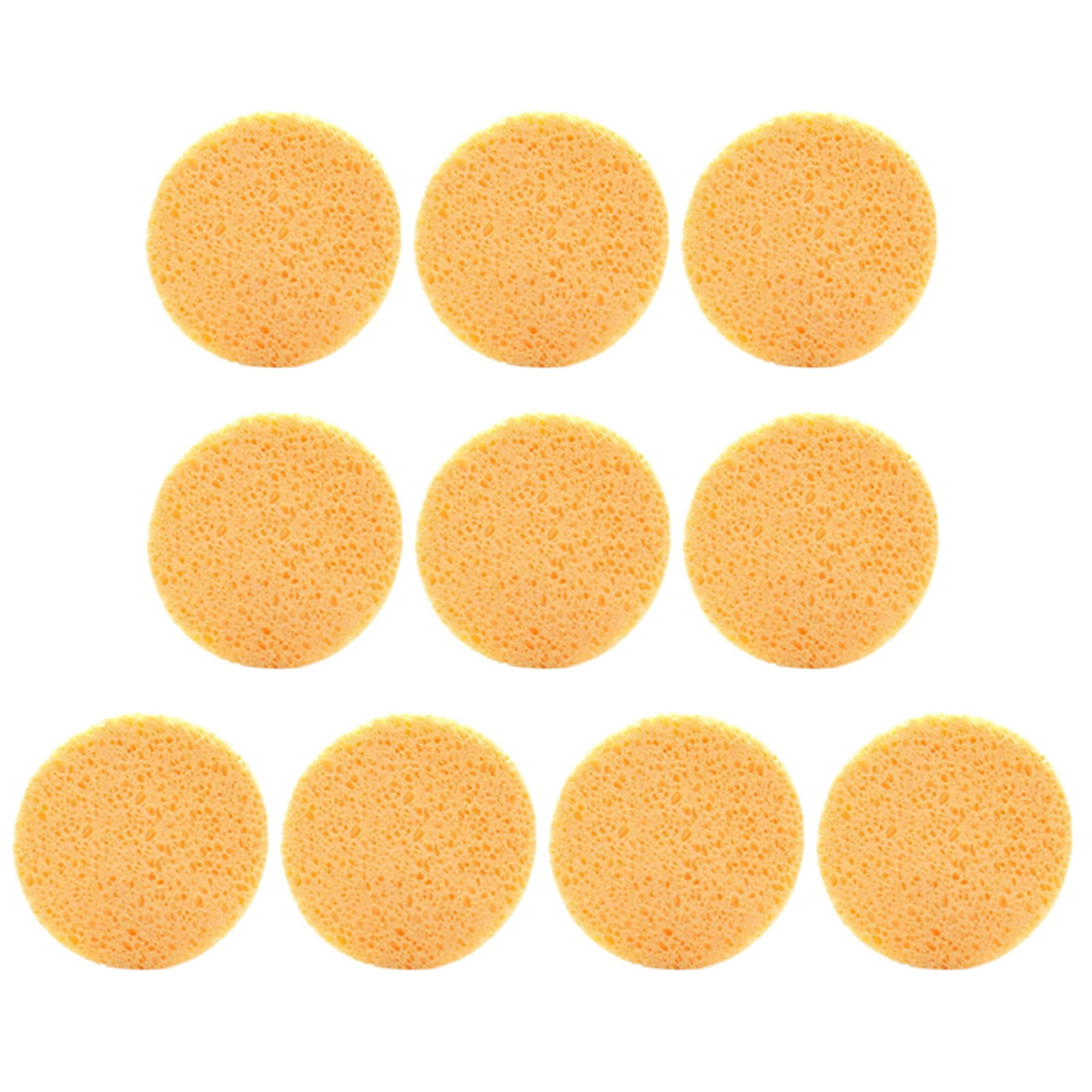 Jnimsy 10Pcs Face Sponge, Reusable Round Absorbent Compressed Cellulose ...