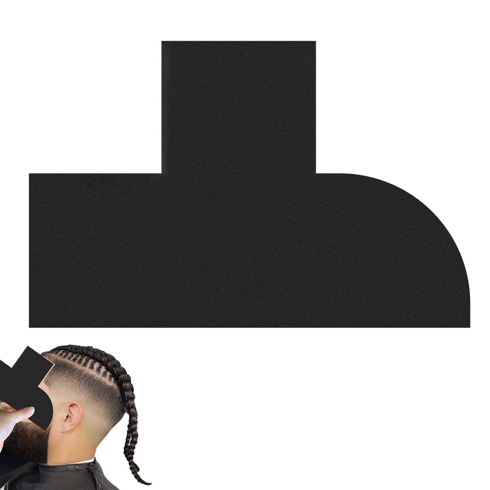 Jnismy 1/4Pcs Barber Color Hairline Enhancement Card Beard Lineup ...