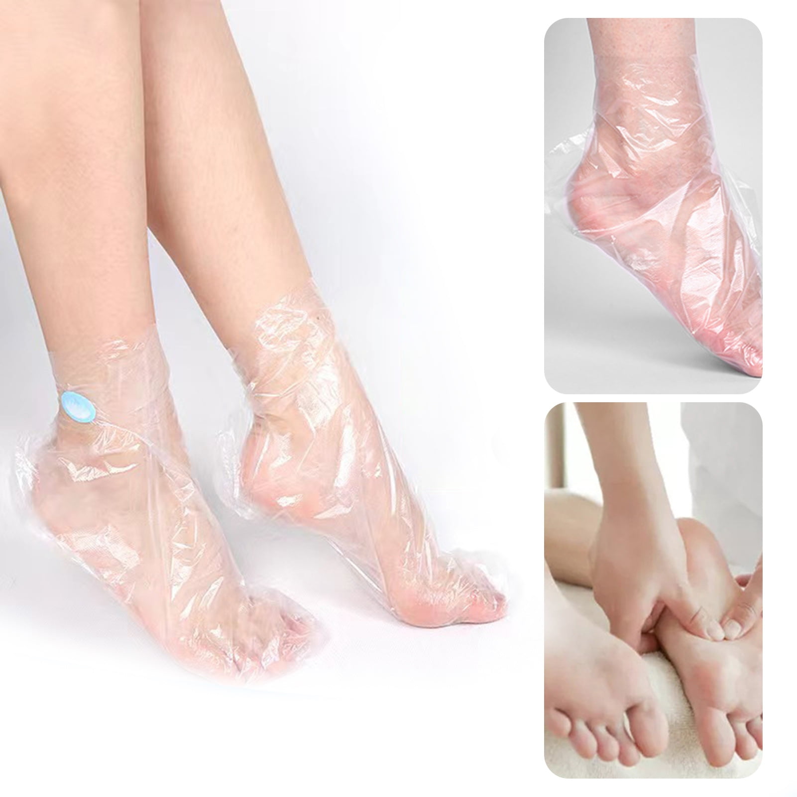 Jnismy 100Pcs Disposable Foot Spa Masque Booties - Isolation Sleeve for ...