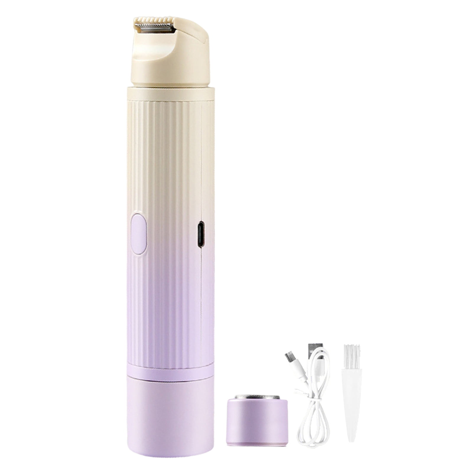 Jnismy Double-Head Women Electric Epilator Rechargeable Waterproof Face ...