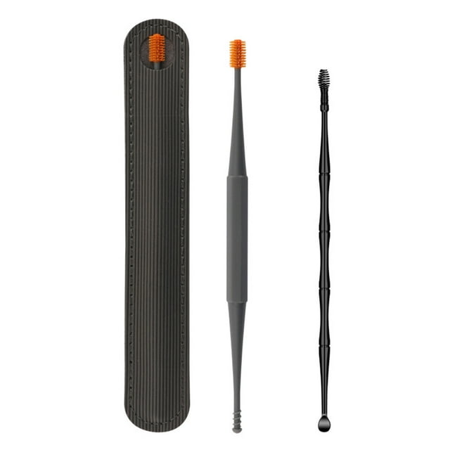 Jnismy Ear Wax Remover 360 Degree Rotating Spiral Head Double Head Ear ...