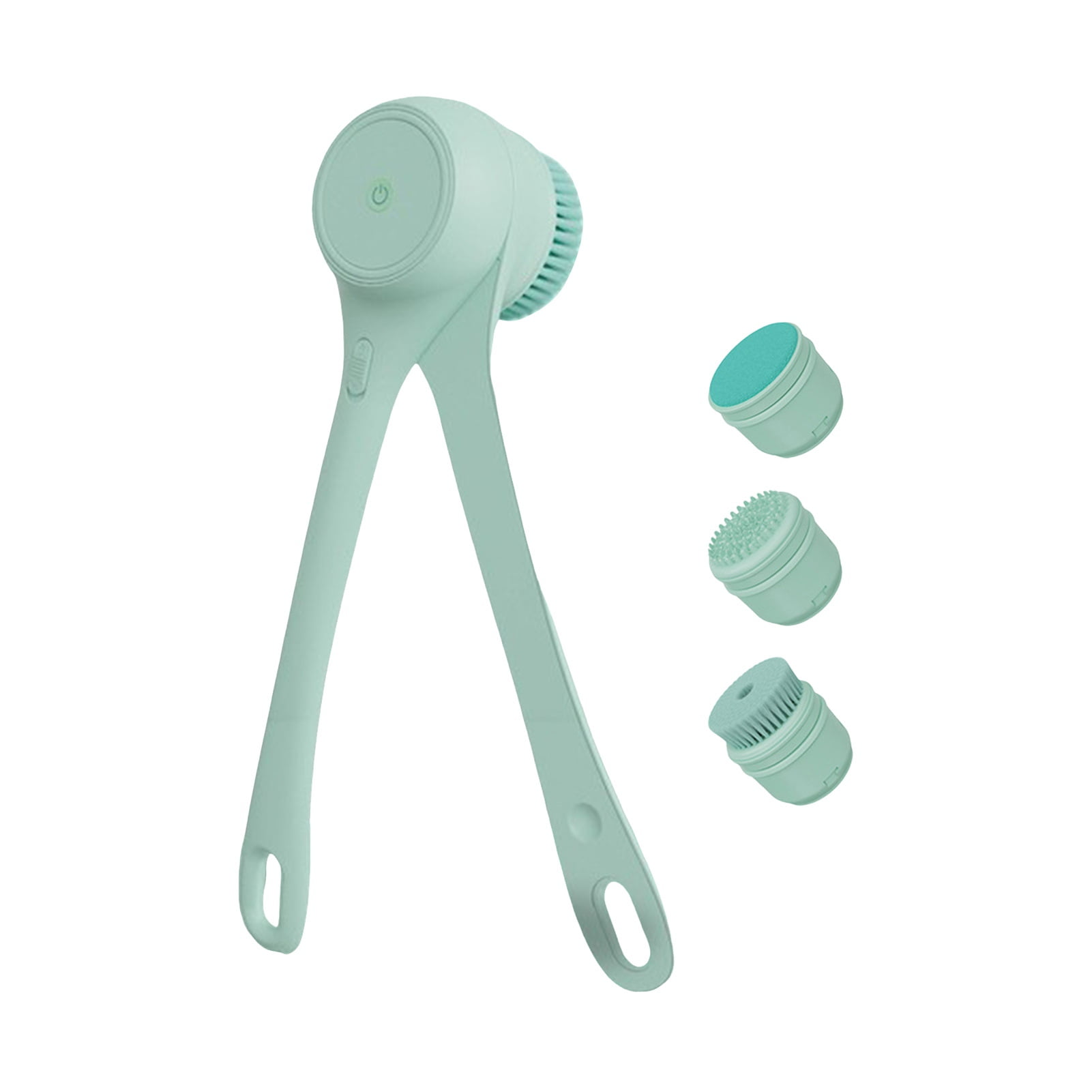 Jnismy Electric Dual Handle Bath Brush with 3/5 Brush Heads Auto ...