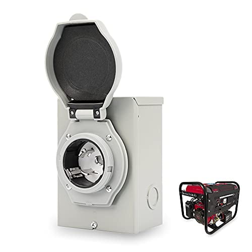 Jnose 50 Amp Generator PowerBox, ETL Listed NEMA SS2-50P Box for 3 ...