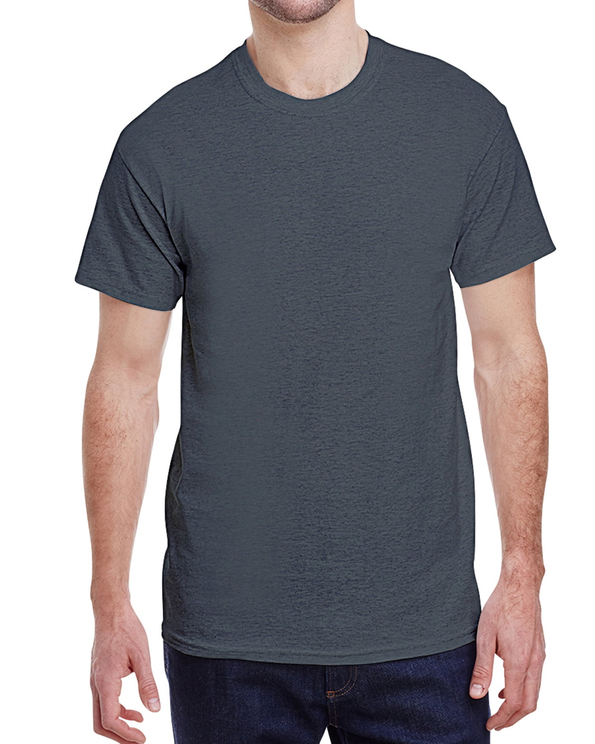 Jnriver Men's Short Sleeve Lightweight Heavy Cotton T-Shirt Regular-Fit ...