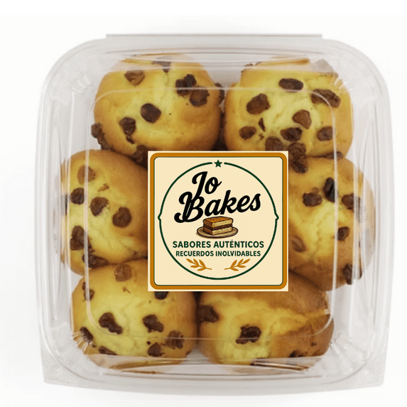 Jo Bakes Banana Nut Muffins – Fresh Bakery Style, Soft & Moist Texture, Family Pack 8 CT (24 oz ...