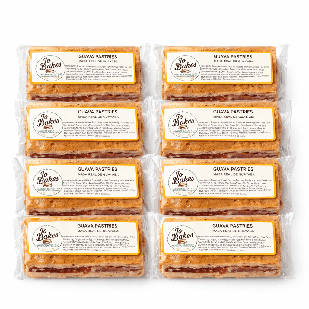 Jo Bakes Masa Real de Guayaba – Guava Cake Bars 8ct Individually ...