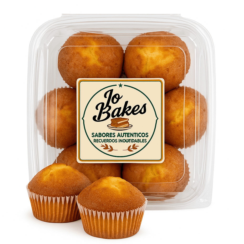 Jo Bakes Medium Corn Muffins 8 ct – Fresh Bakery-Style Soft Cornbread ...