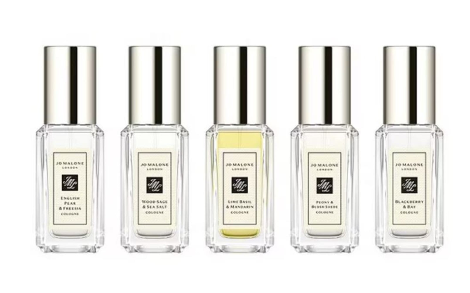Jo Malone 254167 0.3 oz Cologne Collection Spray for Women - 5 Piece ...
