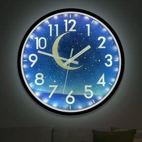 Glow Dark Clocks for Home Decor with Luminous and Decorative Designs