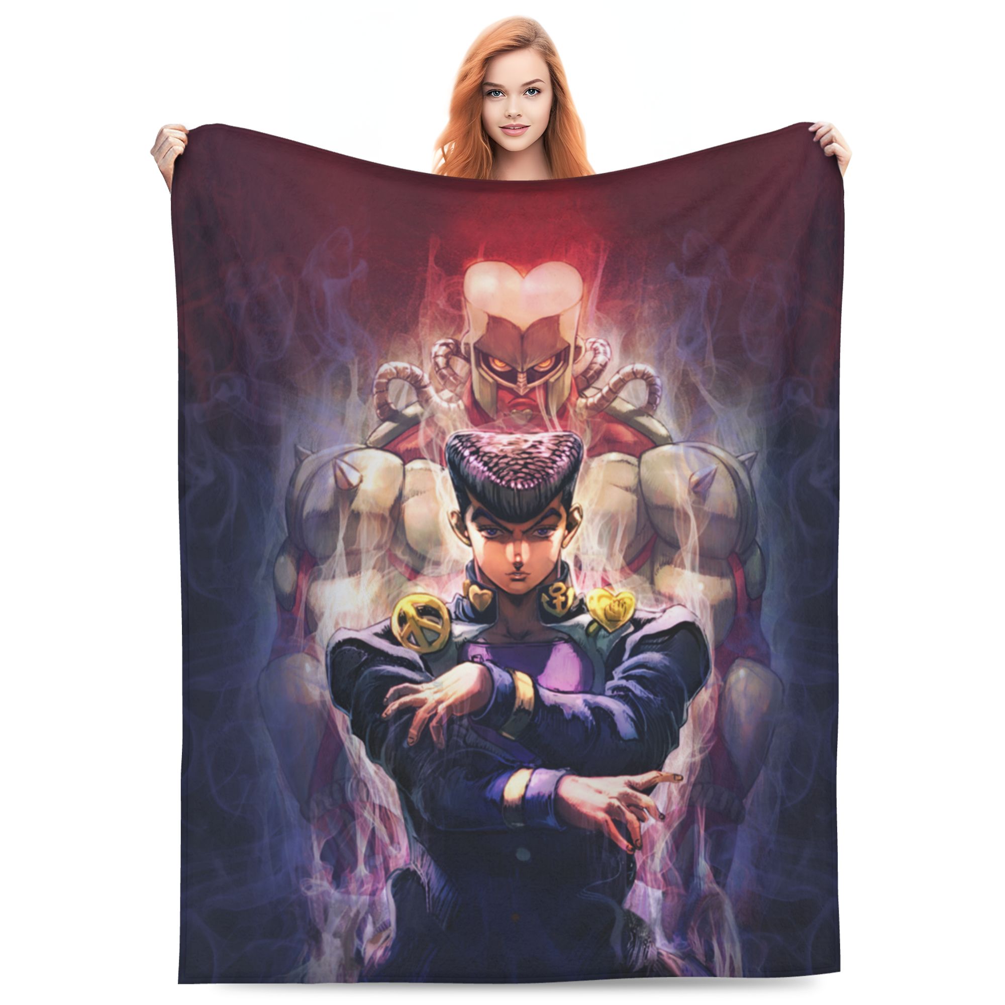 JoJo Bizarre Adventure Bed Blanket 3D Printed Throw Blanket Lightweight ...