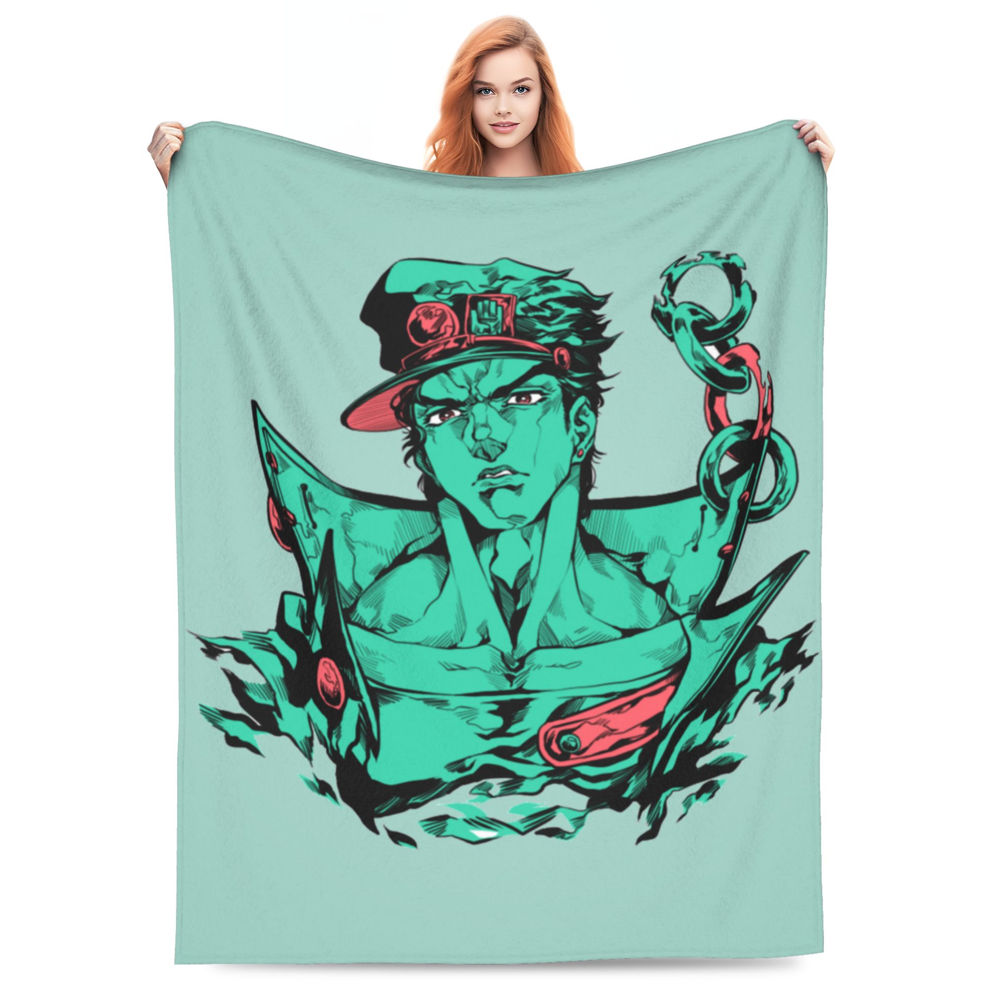 JoJo Bizarre Adventure Bed Blanket 3D Printed Throw Blanket Lightweight ...