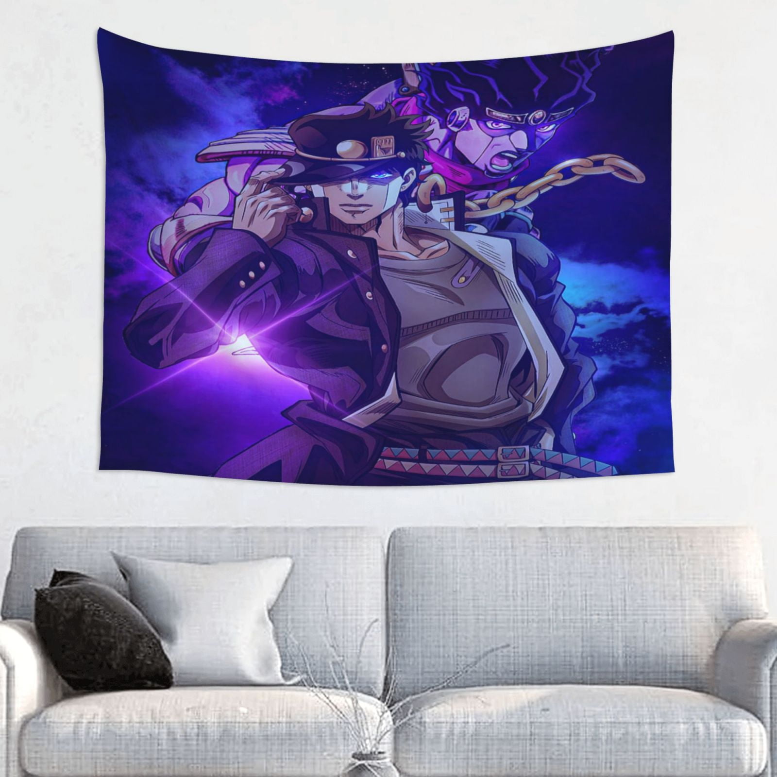 JoJo Bizarre Adventure Tapestry Anime Poster Large Background Wall Art ...